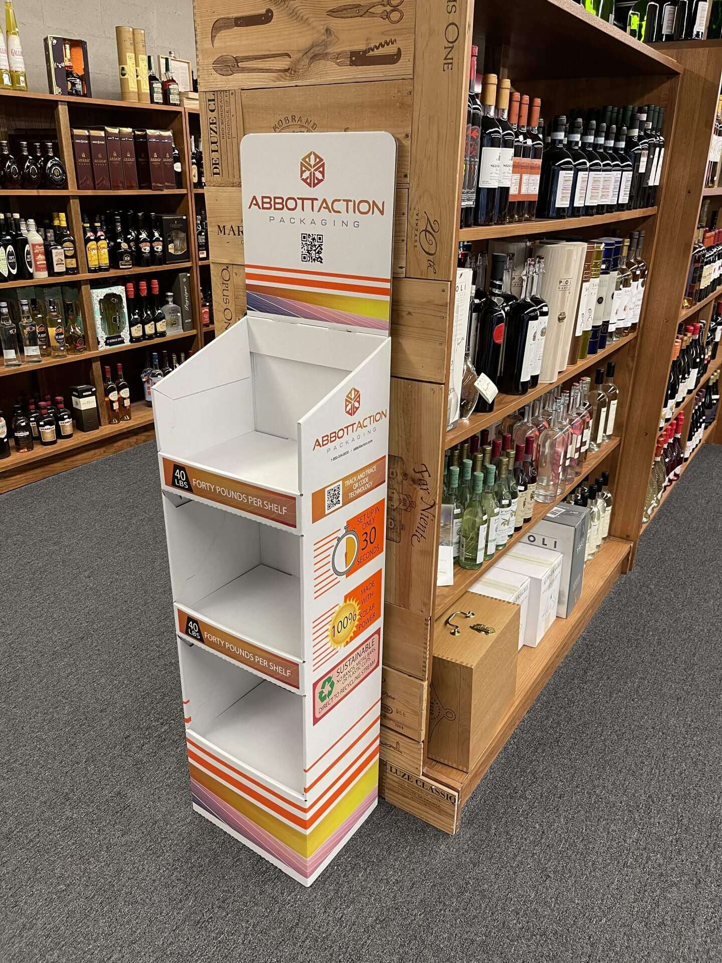 The 30 Second Display | Corrugated Packaging & Displays | Abbott Action