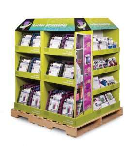 Corrugated Pallet Displays | Quarter Pallet Displays